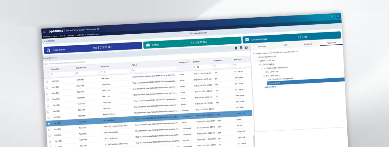 OpenText EnCase Information Assurance - CDFS - Digital Forensic ...