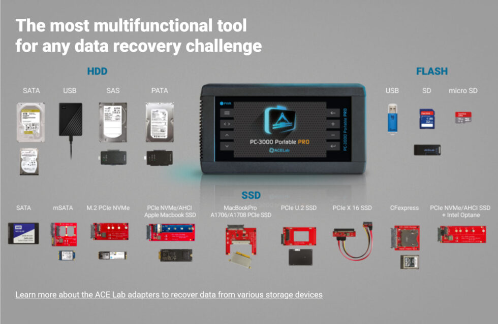 PC-3000 Portable PRO - CDFS - Digital Forensic Products, Training ...